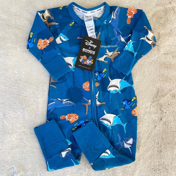 Bonds | One Pieces | Bonds X Disney Finding Nemo Wondersuit Zippy ...